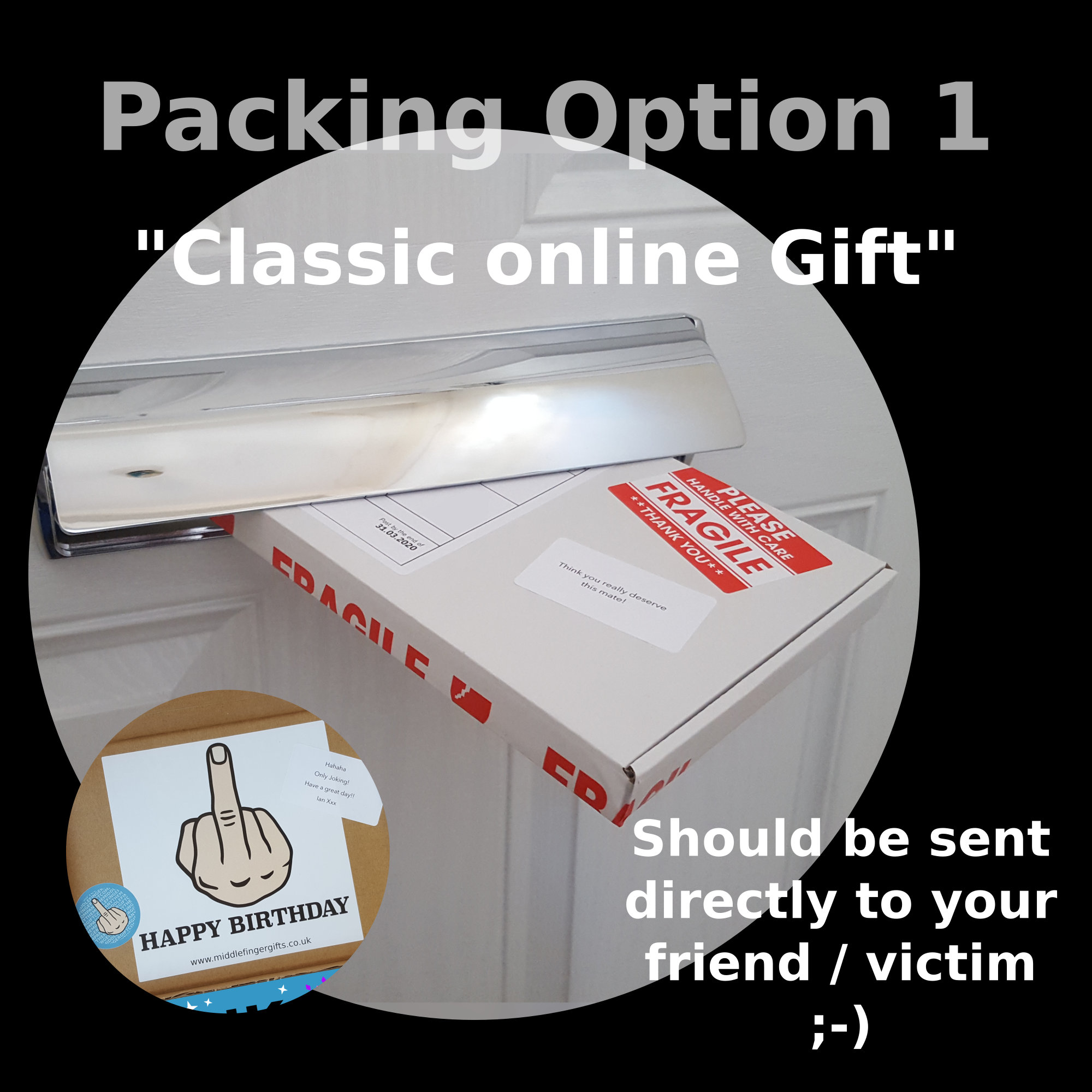 Finger Box Prank Mail Post Gift Box Gag Funny Birthday | Etsy