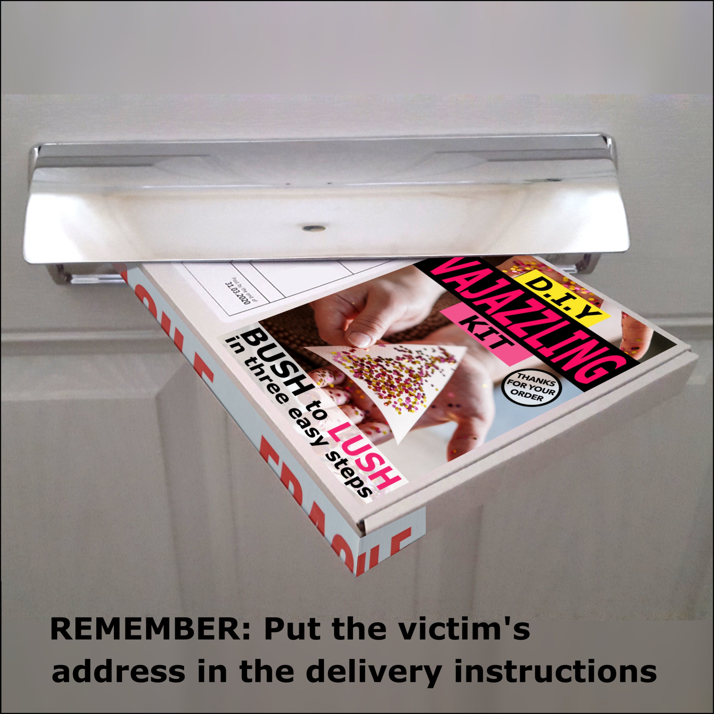 VAJAZZLING KIT Prank Mail Post Gift Box Gag Funny - Etsy