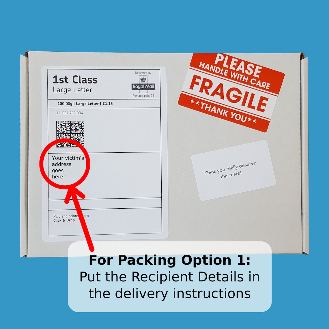 Finger Box Prank Mail Post Gift Box Gag Funny Birthday | Etsy