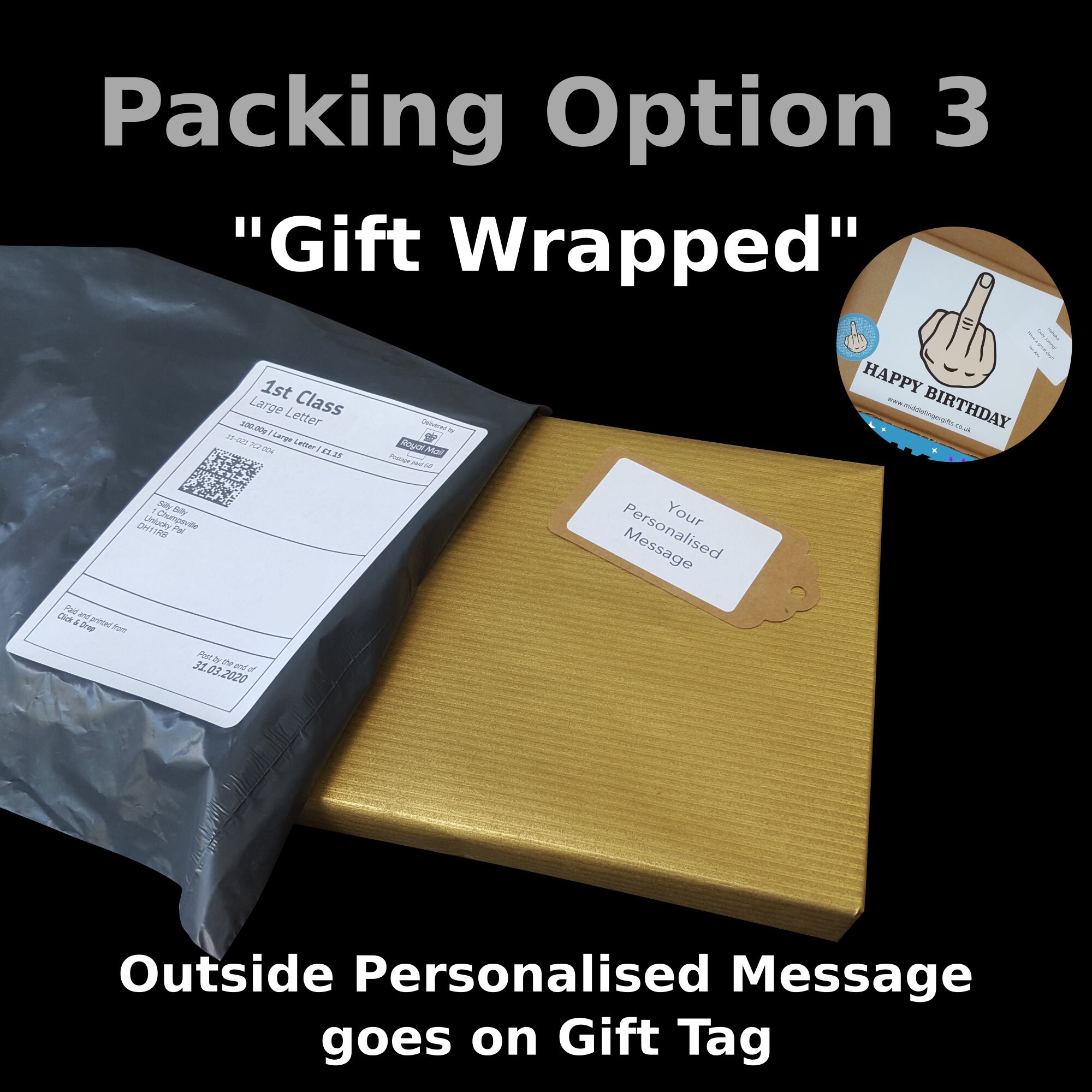 Finger Box Prank Mail Post Gift Box Gag Funny Birthday | Etsy