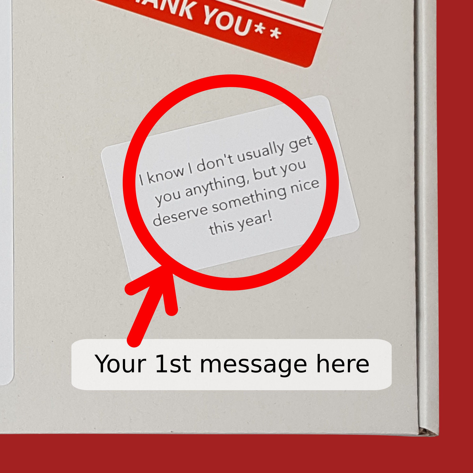 Christmas Finger Box Prank Mail Post Gift Box Gag Funny - Etsy UK