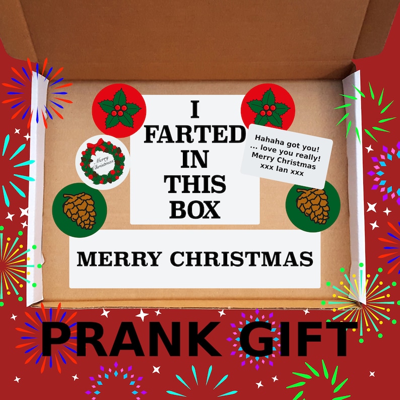 FART BOX - Prank Mail Post Gift Box Gag - Funny Birthday, Christmas ...