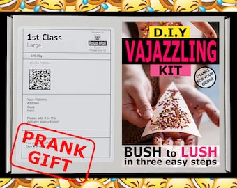 Middle Finger Box Prank Mail Post Gift Box Gag Funny Birthday ...