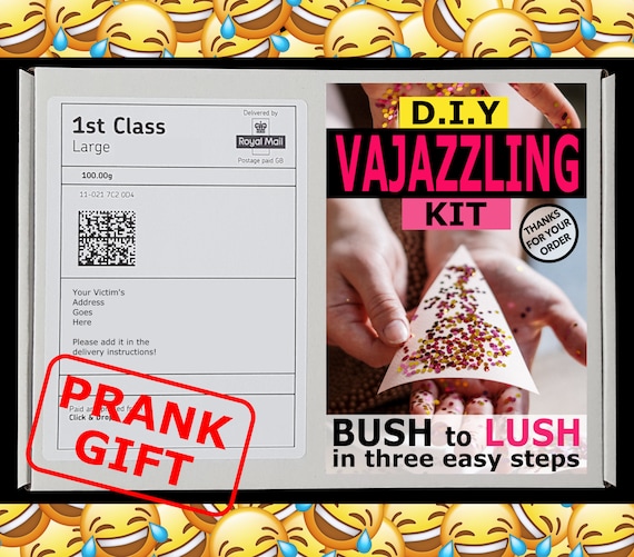 VAJAZZLING KIT Prank Mail Post Gift Box Gag Funny | Etsy