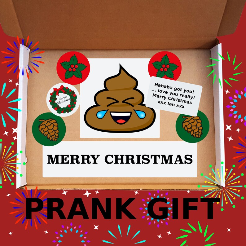 Christmas Finger Box Prank Mail Post Gift Box Gag Funny - Etsy UK