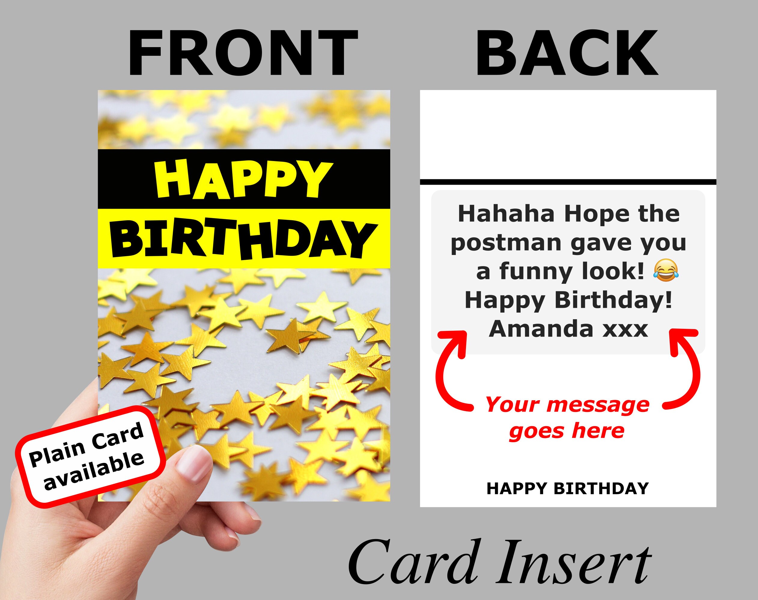 Vajazzling Prank Mail Post Gift Gag Funny Birthday - Etsy UK