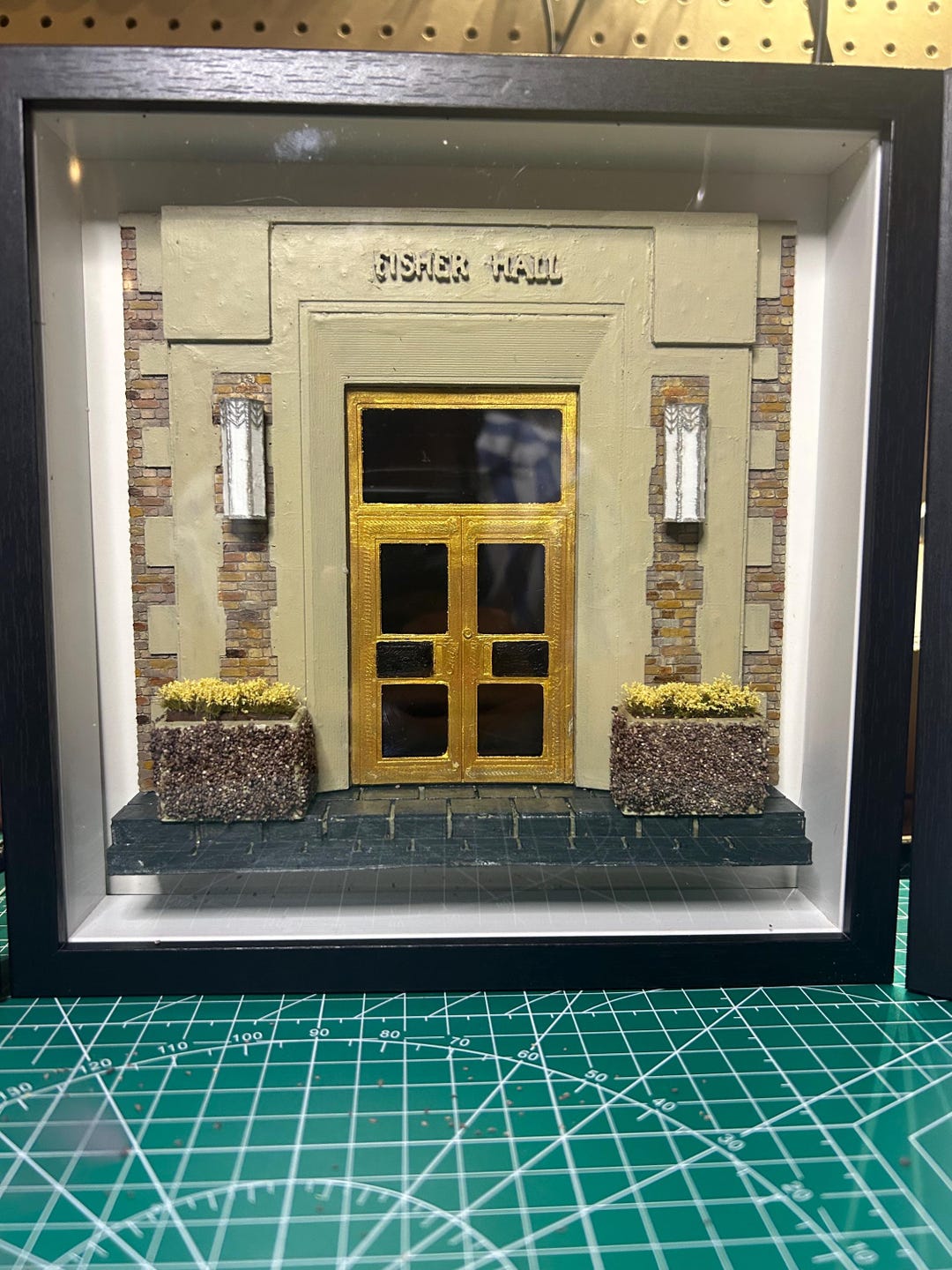 Fisher Hall, Notre Dame Dorm Series Miniature Dorm Entrance: Gift for ...