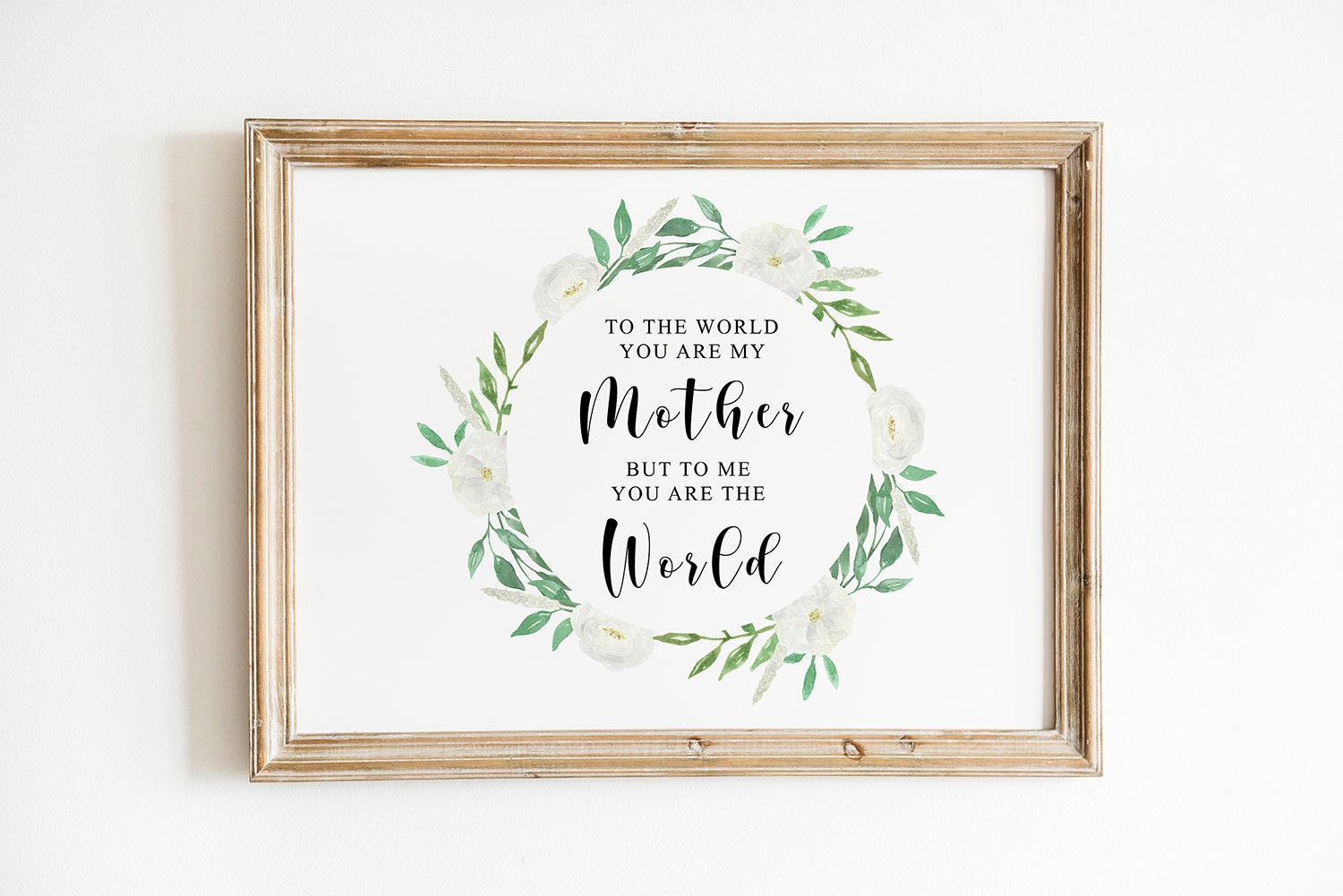 Mom Quote Printable - Thoughtful Gift for Mom - Mom Birthday Gift ...