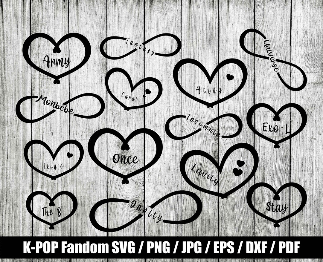 KPOP Fandom SVG, Army SVG, Kpop Fandom Jpg, Kpop Fandom Png, Fandom ...