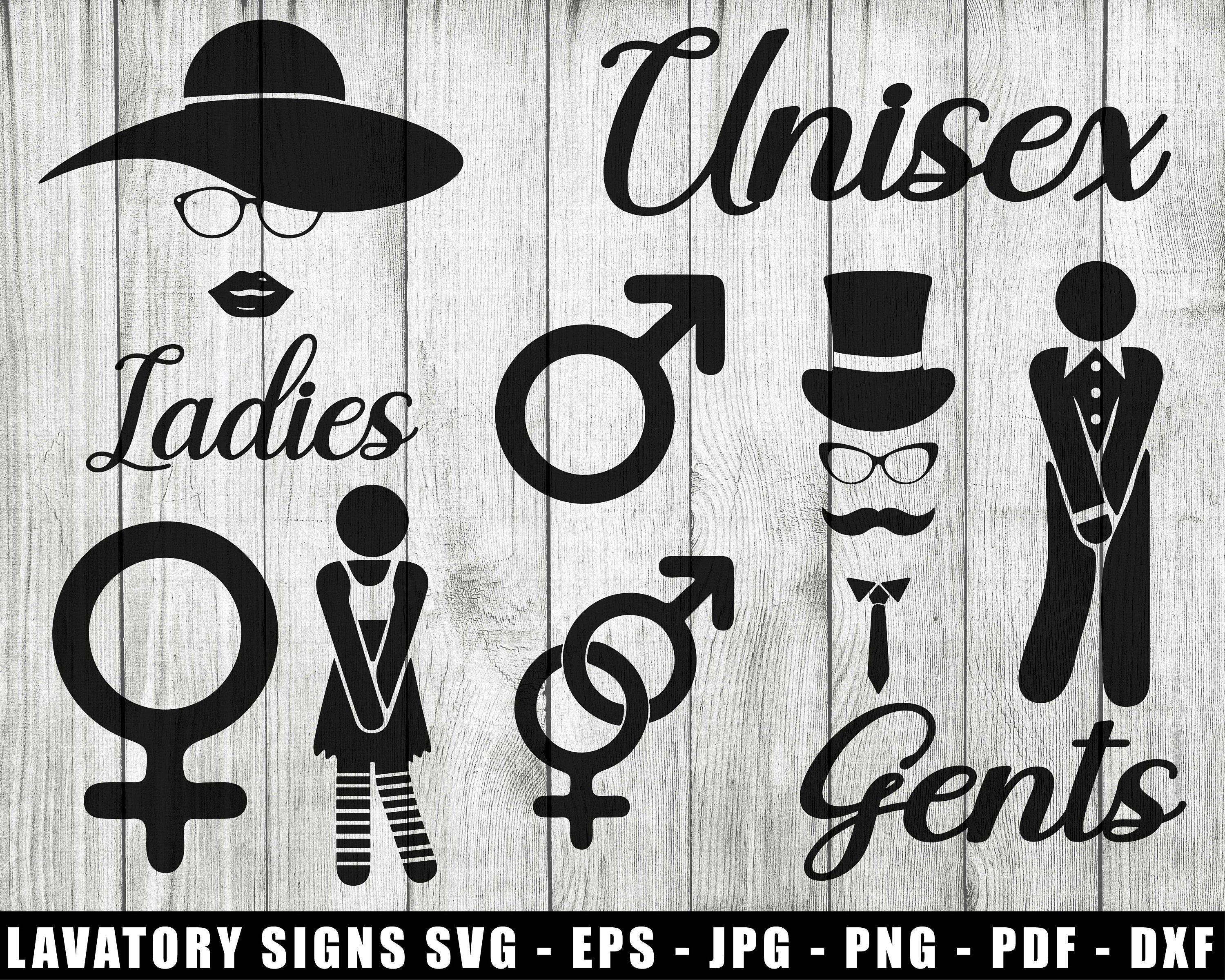 Lavatory Signs SVG, Lavatory Signs Vectors, Lavatory Signs PNG ...