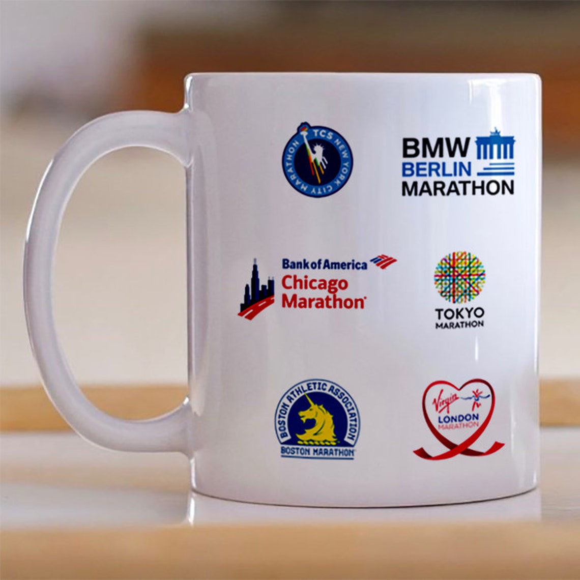 Customisable World Marathon Majors Mug - Etsy