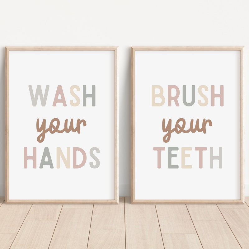 Kids Bathroom Signs - Etsy