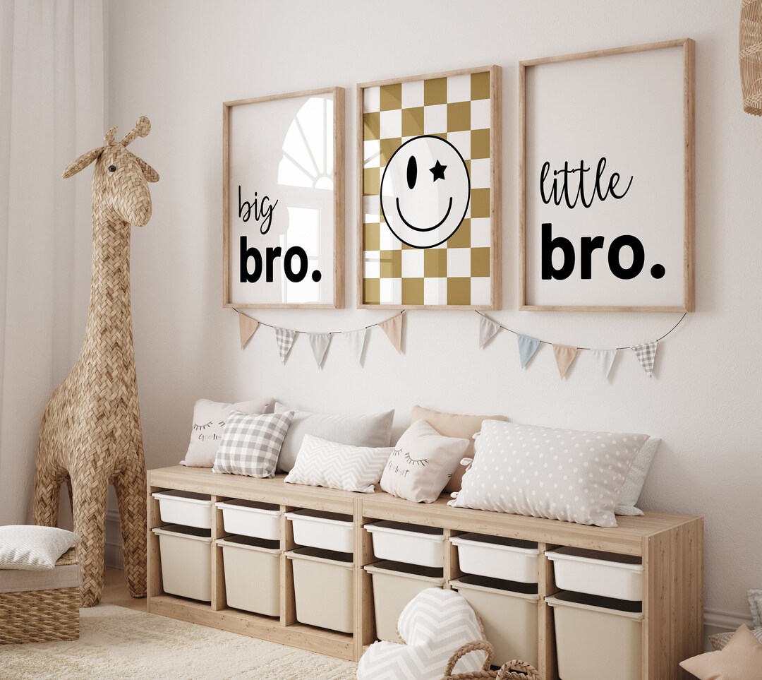Big Bro Little Bro Digital Download Brothers Poster Baby - Etsy