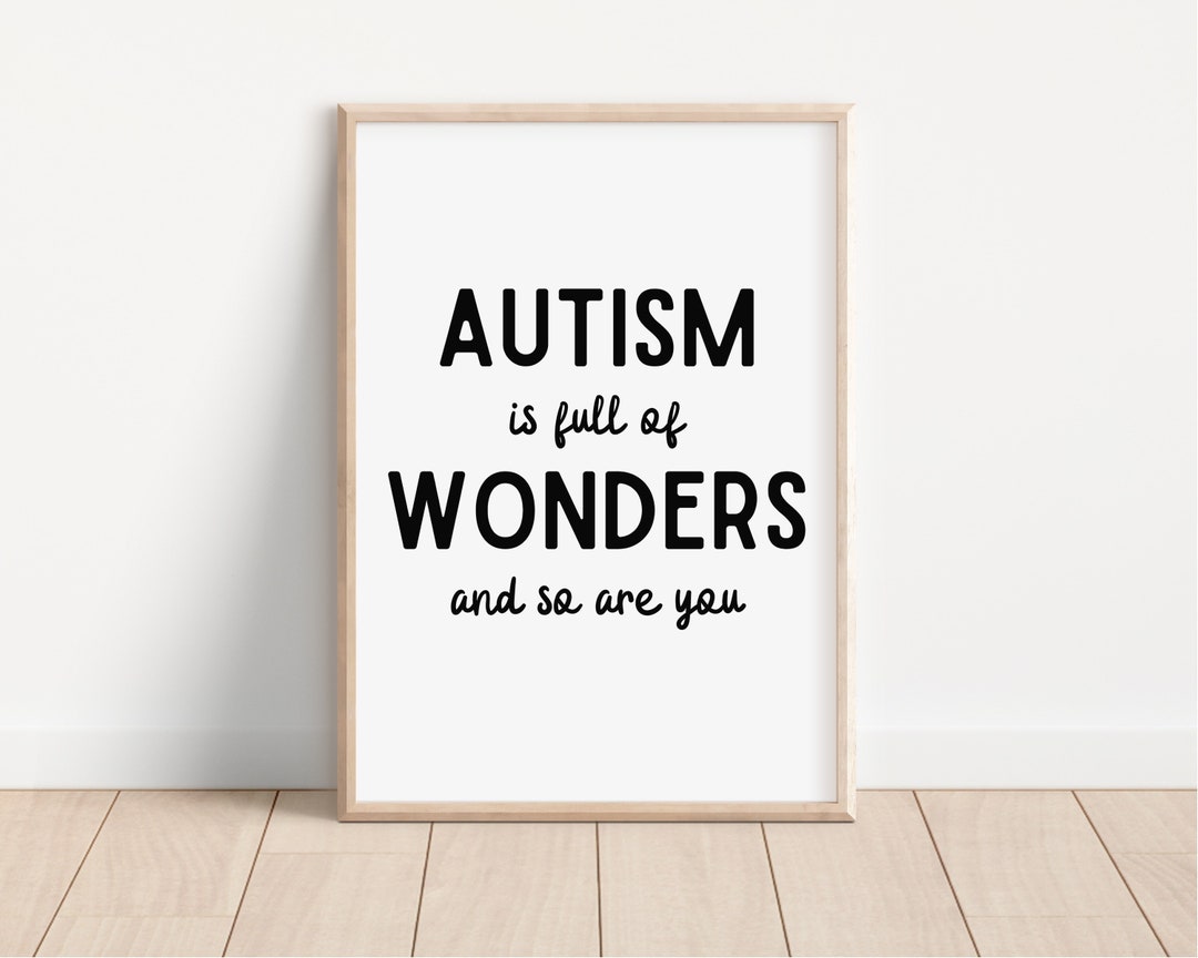 Digital Download, Printable, Downloadable, Autism Awareness, Autism ...
