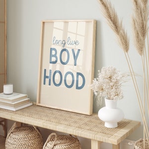 Little Man Cave, Long Live Boyhood ,boho Blue Nursery, Checkered ...