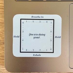 Box Breathing Sticker - Etsy