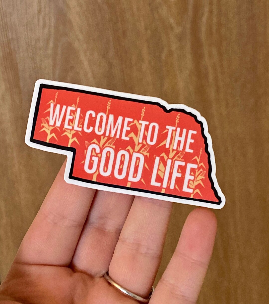 Nebraska: the Good Life Sticker - Etsy