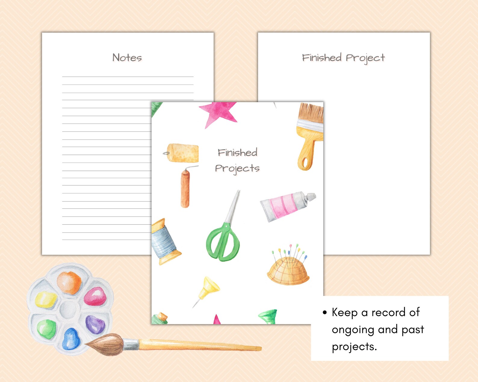 Craft Project Planner | Digital Printable | A4, A5, Letter Size | Great ...