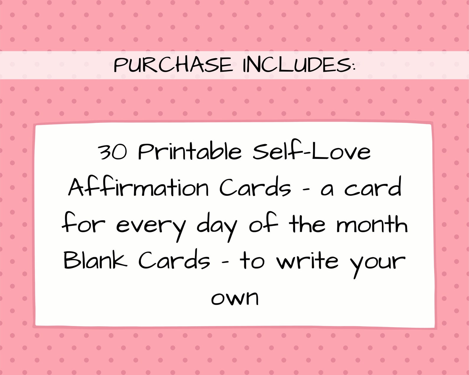 Self-love Affirmation Cards Self-love Card Deck Digital - Etsy