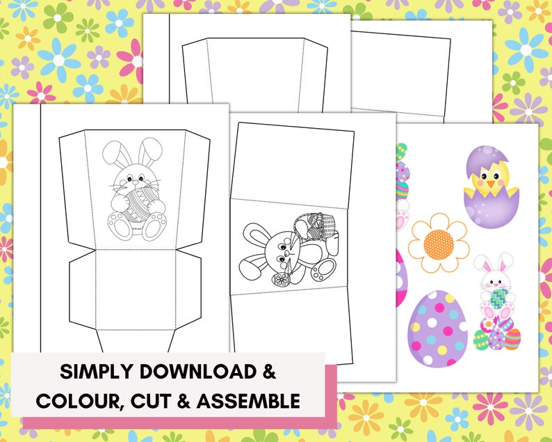 Make Your Own Easter Basket Kit | Instant Digital Download | Great ...