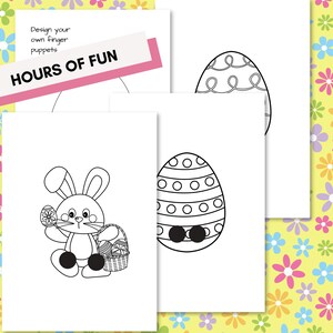 Easter Finger Puppet Craft Kit | DIY Finger Puppets | Instant Download ...