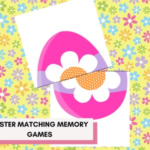 Easter Memory Matching Games Bundle | Instant Digital Download | Great ...