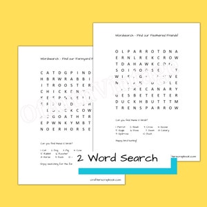 Kids Summer Nature Activity Pages | Printable Coloring, Word Searches ...