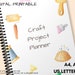 Craft Project Planner | Digital Printable | A4, A5, Letter Size | Great ...