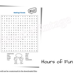 Back to School Word Search for Kids Ages 6-10 | 20 Fun Word Searches ...