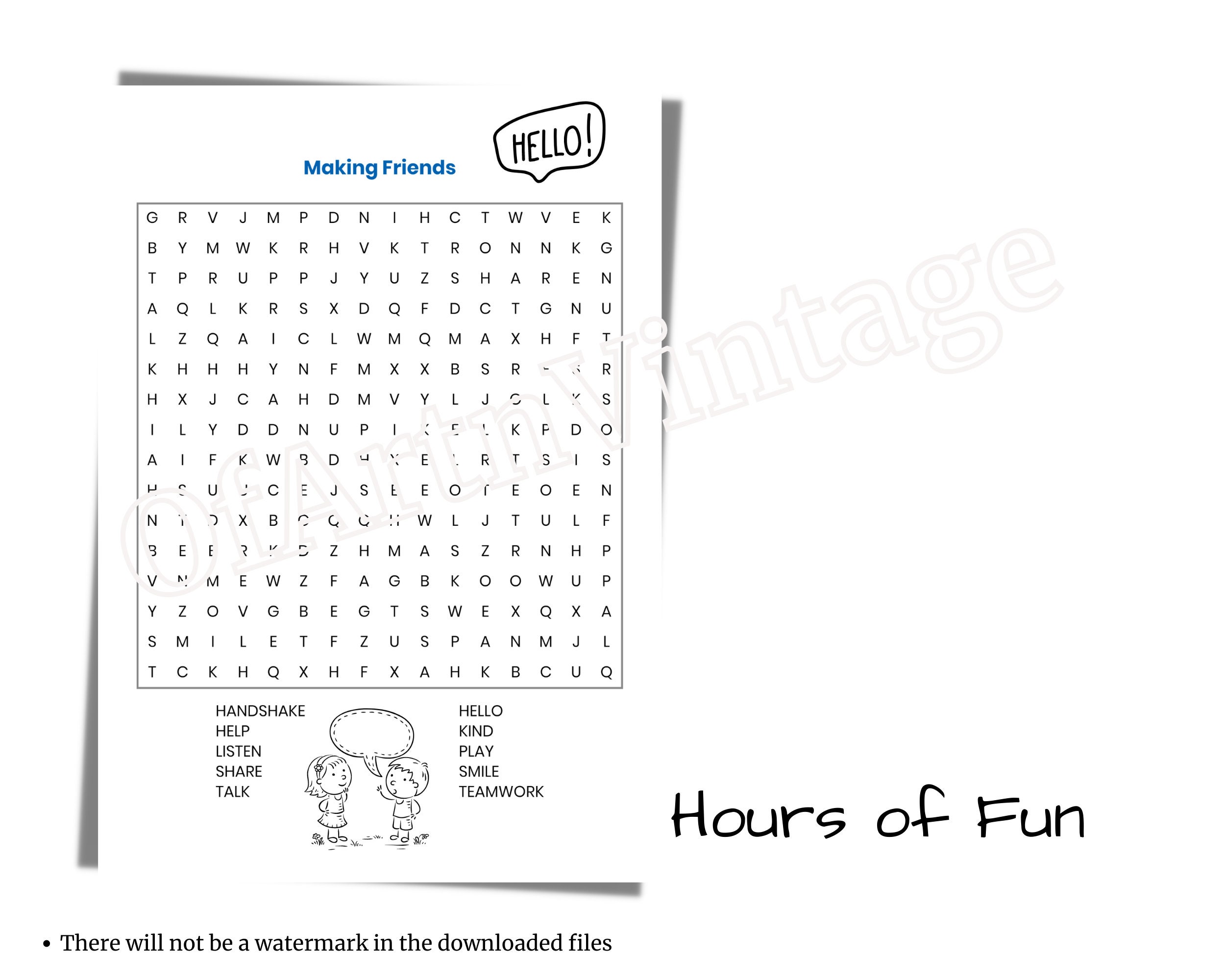 Back to School Word Search for Kids Ages 6-10 20 Fun Word Searches ...