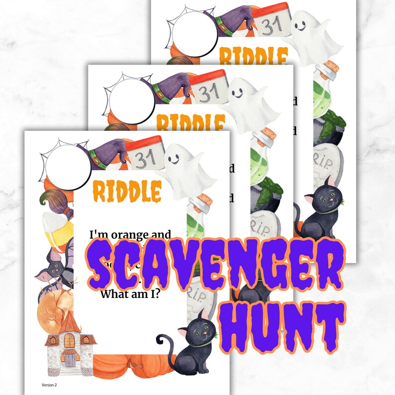 Printable Halloween Riddles: Fun for Families, Parties, and Schools ...