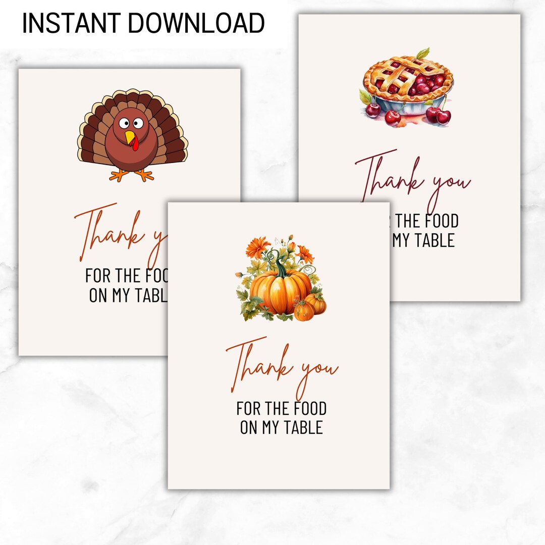 Gratitude Affirmations for Thanksgiving Printable | 3 Designs, 3 Sizes ...