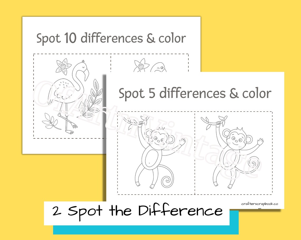 Kids Summer Nature Activity Pages Digital Printable - Etsy