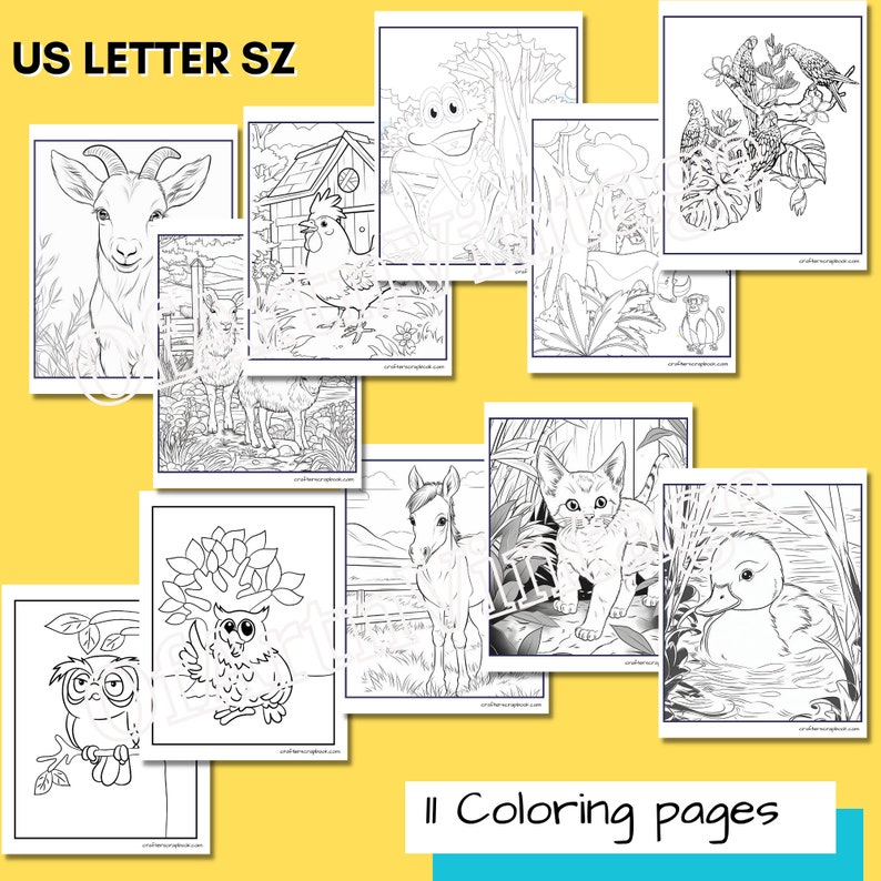 Kids Summer Nature Activity Pages | Digital Printable | Activities for ...