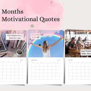 2023 Year of Success Calendar Digital Download Printable - Etsy