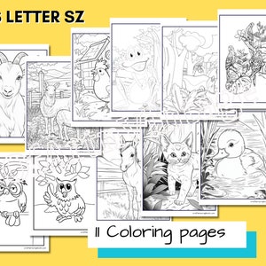 Kids Summer Nature Activity Pages Digital Printable - Etsy