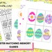 Easter Memory Matching Games Bundle Instant Digital Download Great for ...