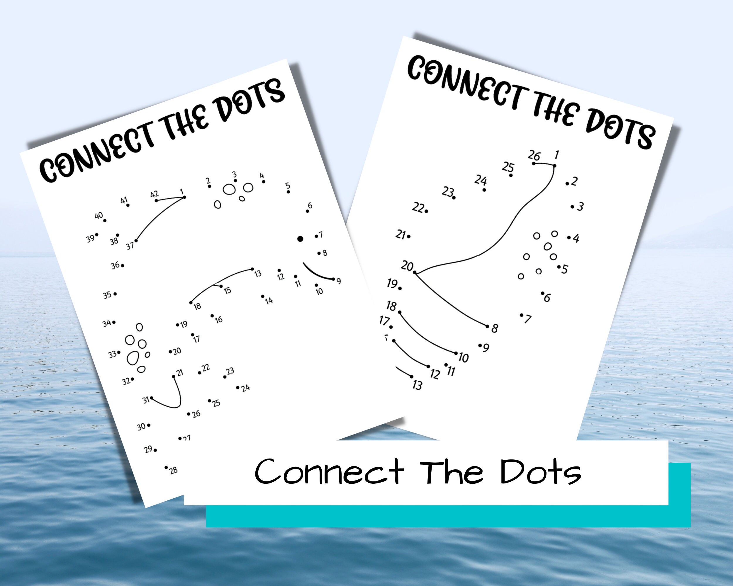 Kids Summer Activity Bundle | Digital Printables for Coloring, Connect ...