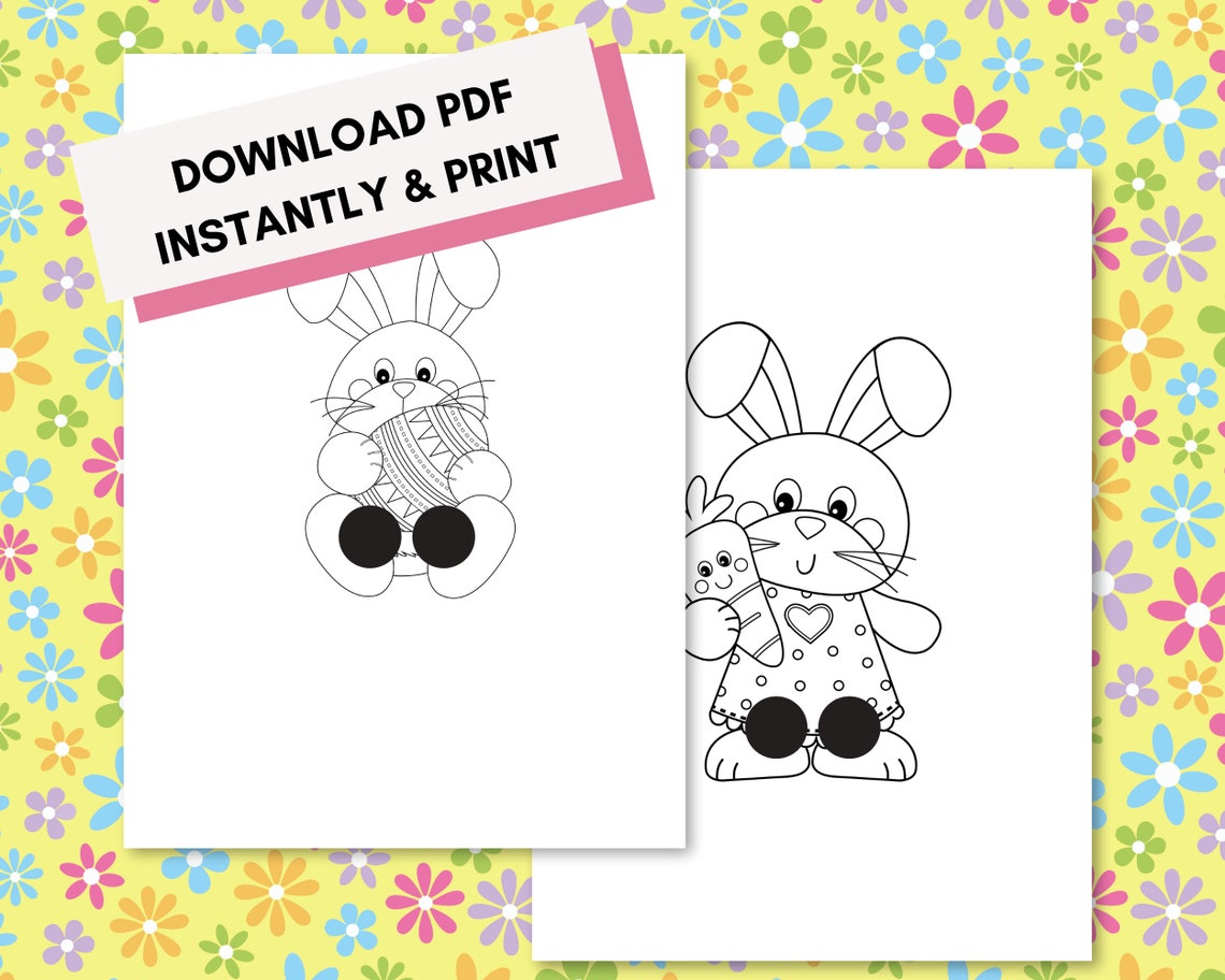 Easter Finger Puppet Craft Kit DIY Finger Puppets Instant - Etsy