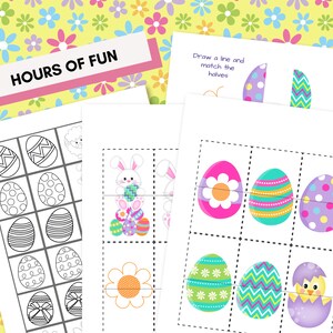 Easter Memory Matching Games Bundle | Instant Digital Download | Great ...