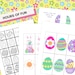 Easter Memory Matching Games Bundle Instant Digital Download Great for ...