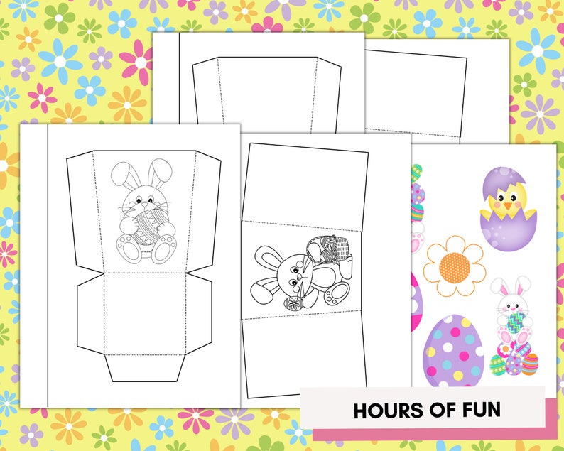 Make Your Own Easter Basket Kit | Instant Digital Download | Great ...