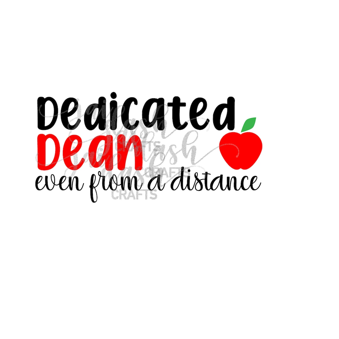 Dedicated Dean SVG, Png & Jpg - Etsy