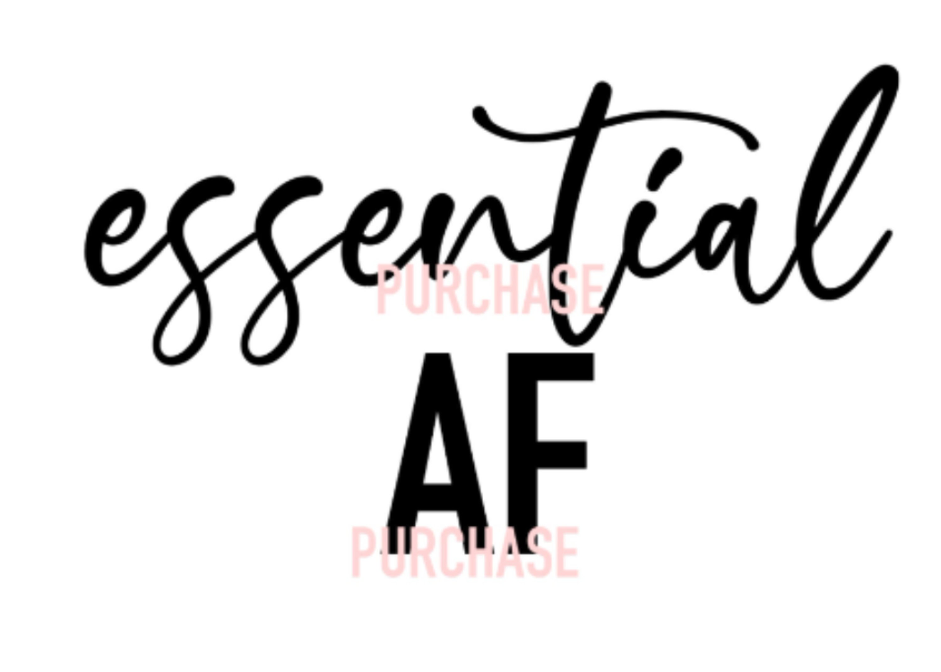 Essential AF & Essential Staff Svg - Etsy UK