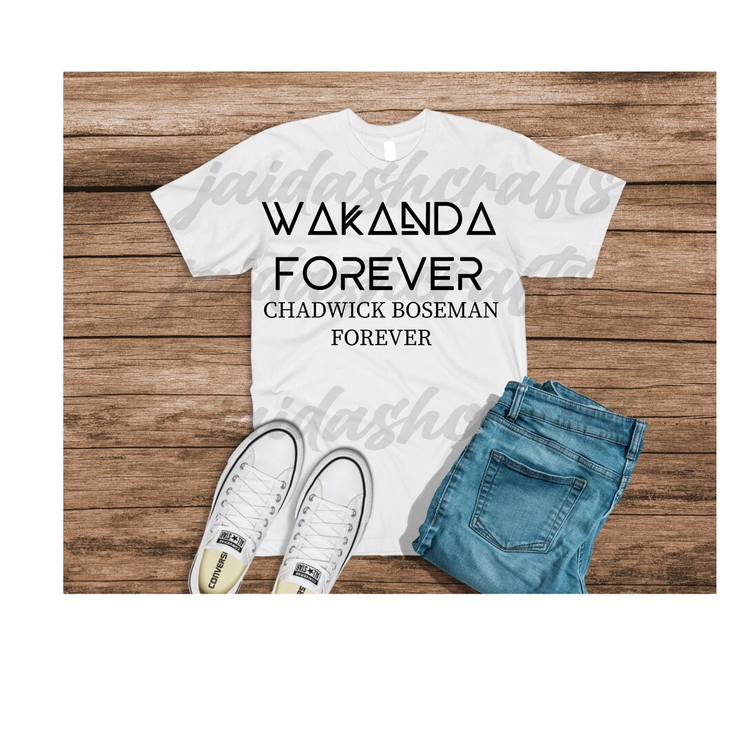 WAKANDA FOREVER RIP Chadwick Boseman Svg, Png, Jpeg Cutting File - Etsy