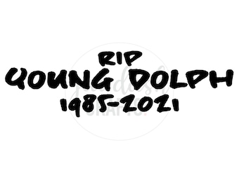 Young Dolph Rip Svg | Etsy