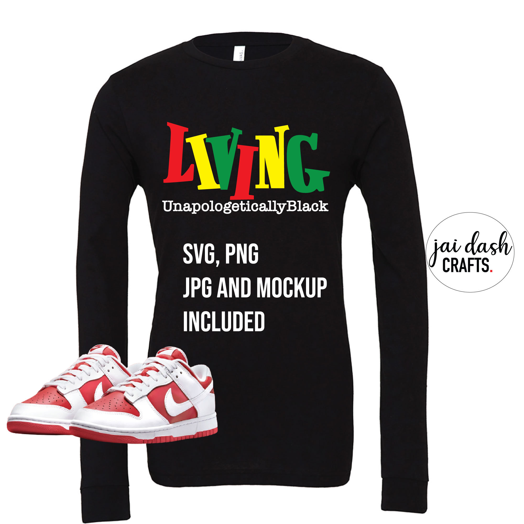 Living Unapologetically Black Svg, Png, Jpeg Cutting File + Mockup - Etsy