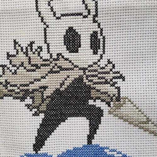 Hollow Knight Cross Stitch Pattern Hornet / Daughter / - Etsy