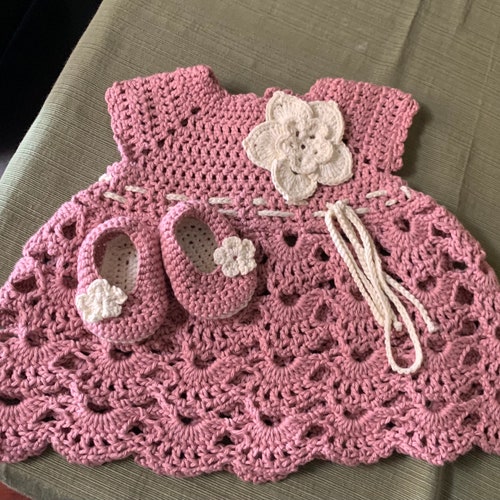 PDF Crochet Pattern Baby Dress Pattern Infant Girl Frilly - Etsy
