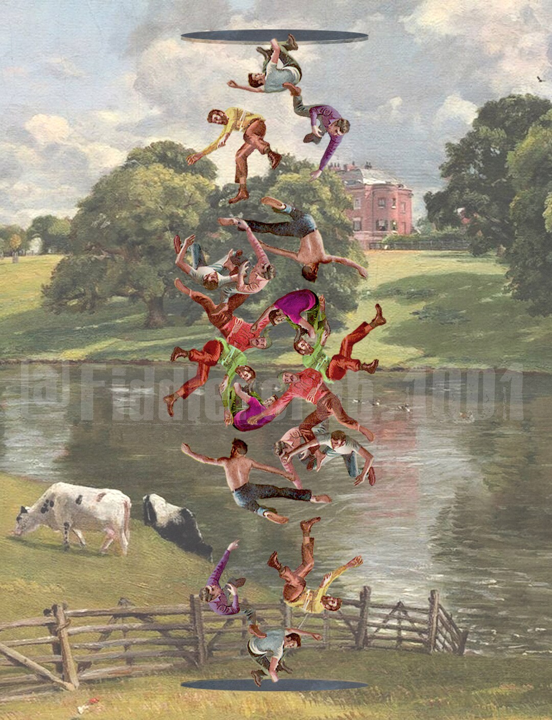 Hole (vintage, Vintage Art, Pulp Surreal, Trippy Art, Pop Surreal, Wall ...